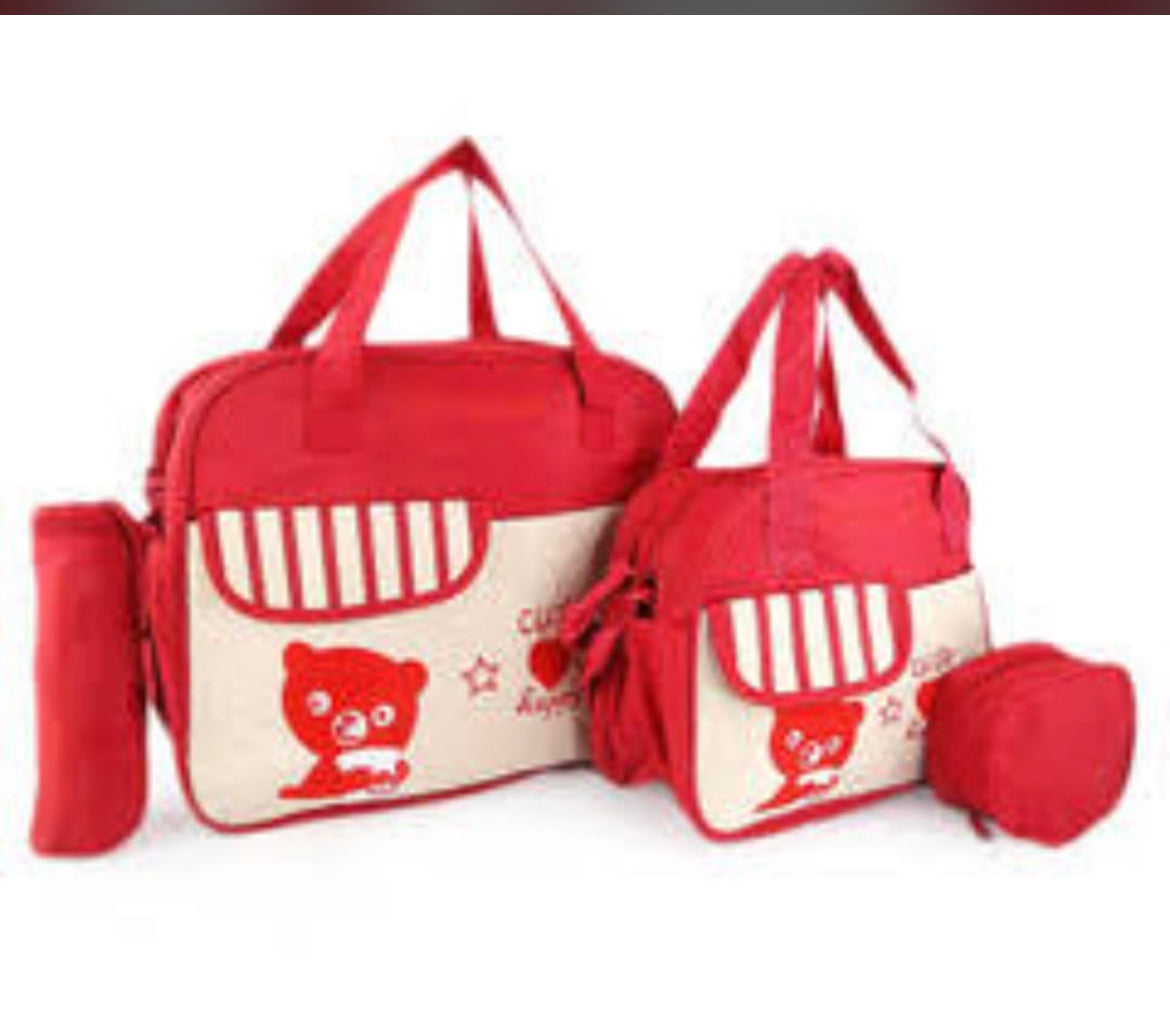 Teddy Diaper Bag Set – M & A Accessories